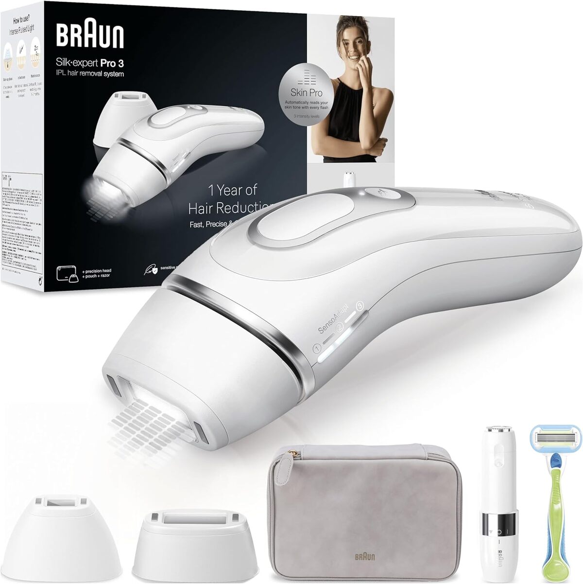 Test de l'épilation semi-définitive avec le Braun Silk·expert Pro 3 PL3136