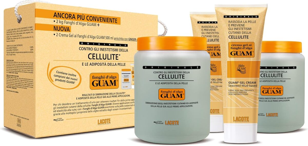 Test du pack Guam anti-cellulite action froide : boue d'algues marines ...
