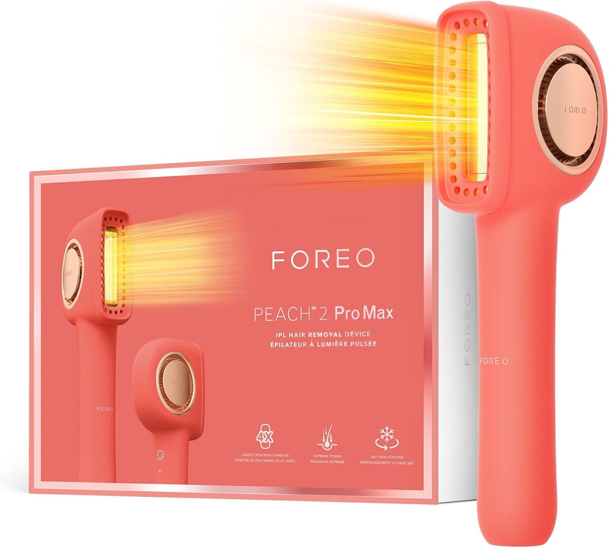 Test : foreo Peach 2 Pro Max, épilation IPL à domicile